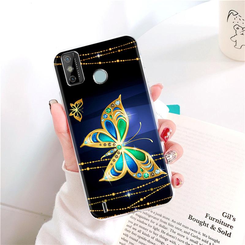 Buy Cases For Tecno Spark 6 Air Go KE7 KE6 KE5 Case Silicone Matte DIY ...