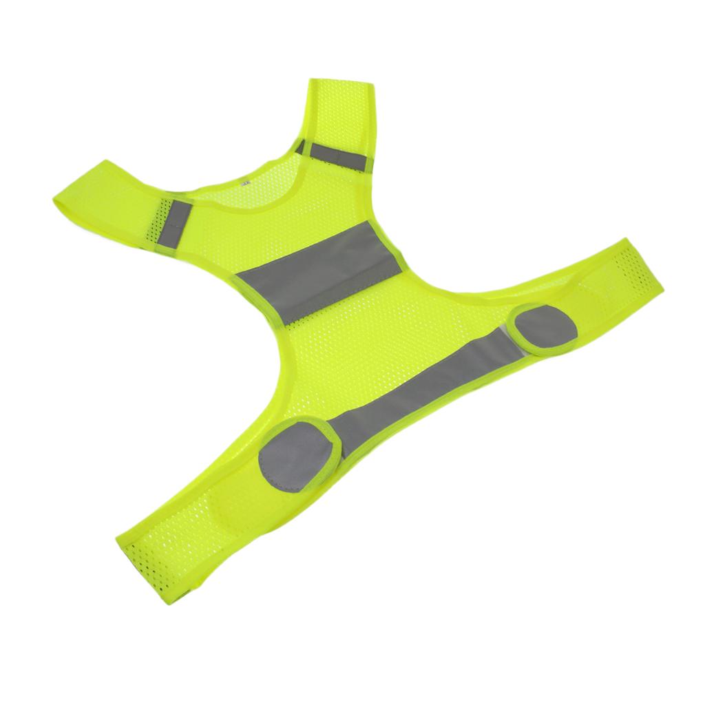 Running Jogging Cycling Safety High Visibility Reflective Vest Fluo ...