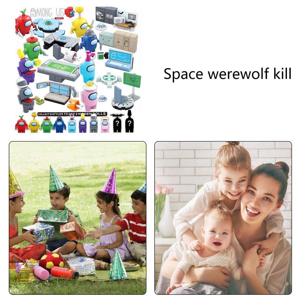 Buy Space Werewolf Kill Toy Building Blocks Creative Educational Toy ...