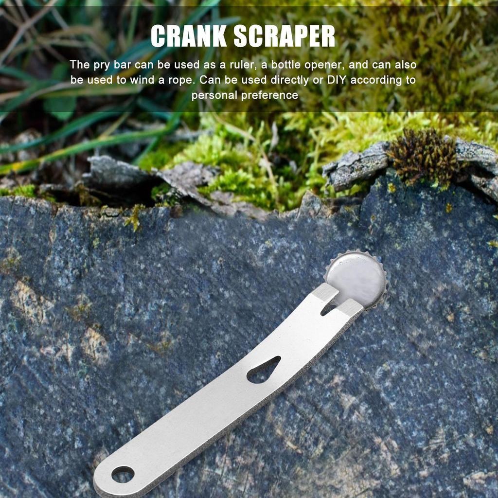 Satın alın Mini Pocket Silver Stainless Steel Survival Crowbar Crank ...