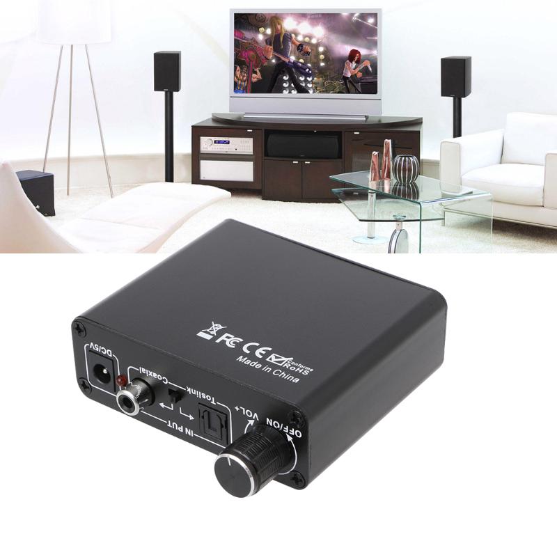 Buy To Digital Analog Audio HiFi Headphone Amplifier Toslink Coaxial ...