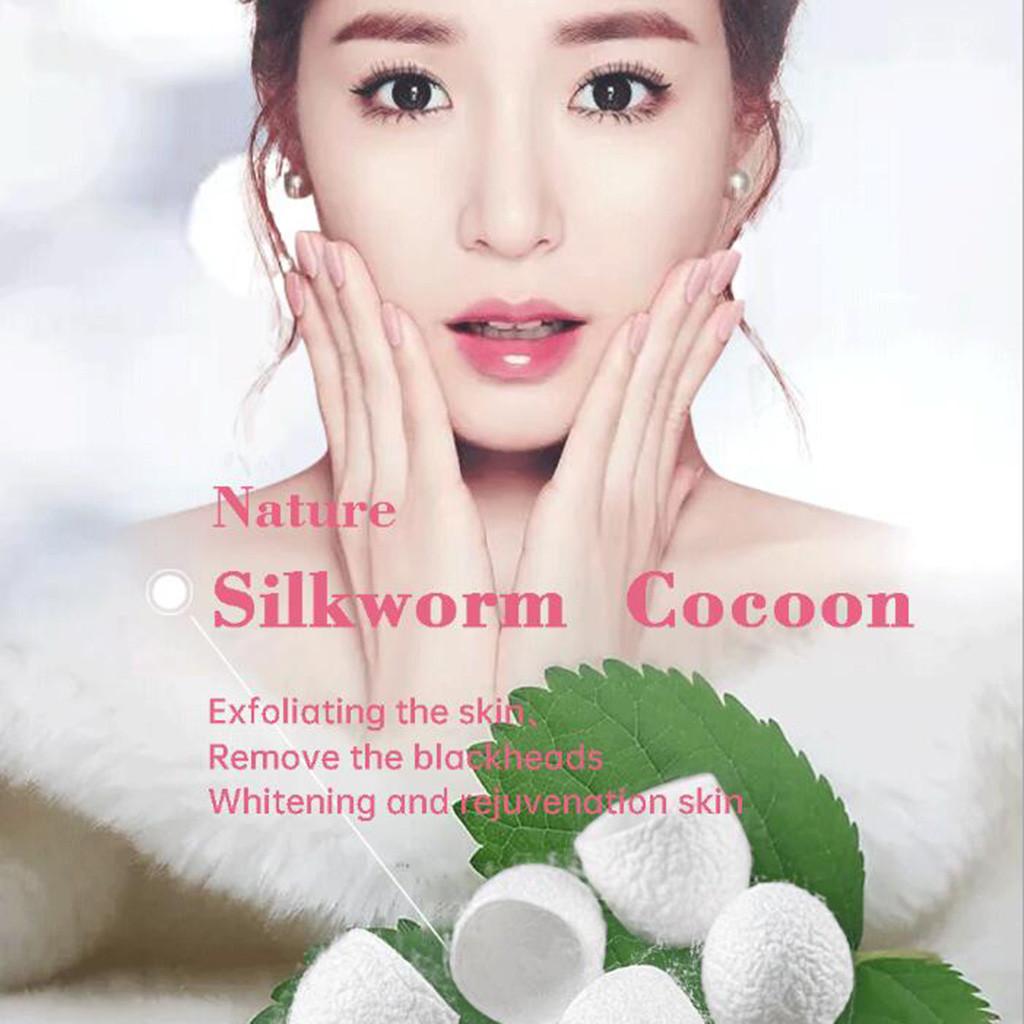 Satın alın Silkworm Callus Blackhead Silk Ball Cleansing Face Wash 30pc ...
