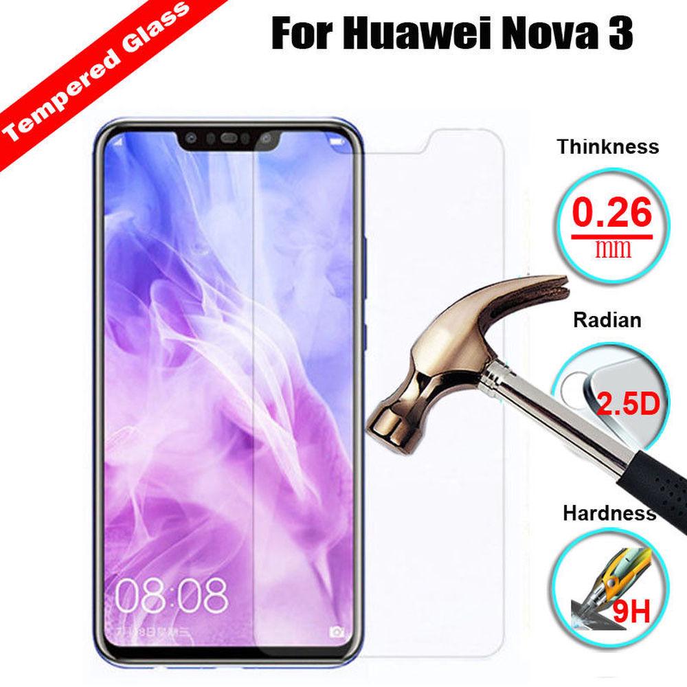 Buy Anti-Scratch Tempered Glass Film Screen Protector For Huawei Nova 3 ...