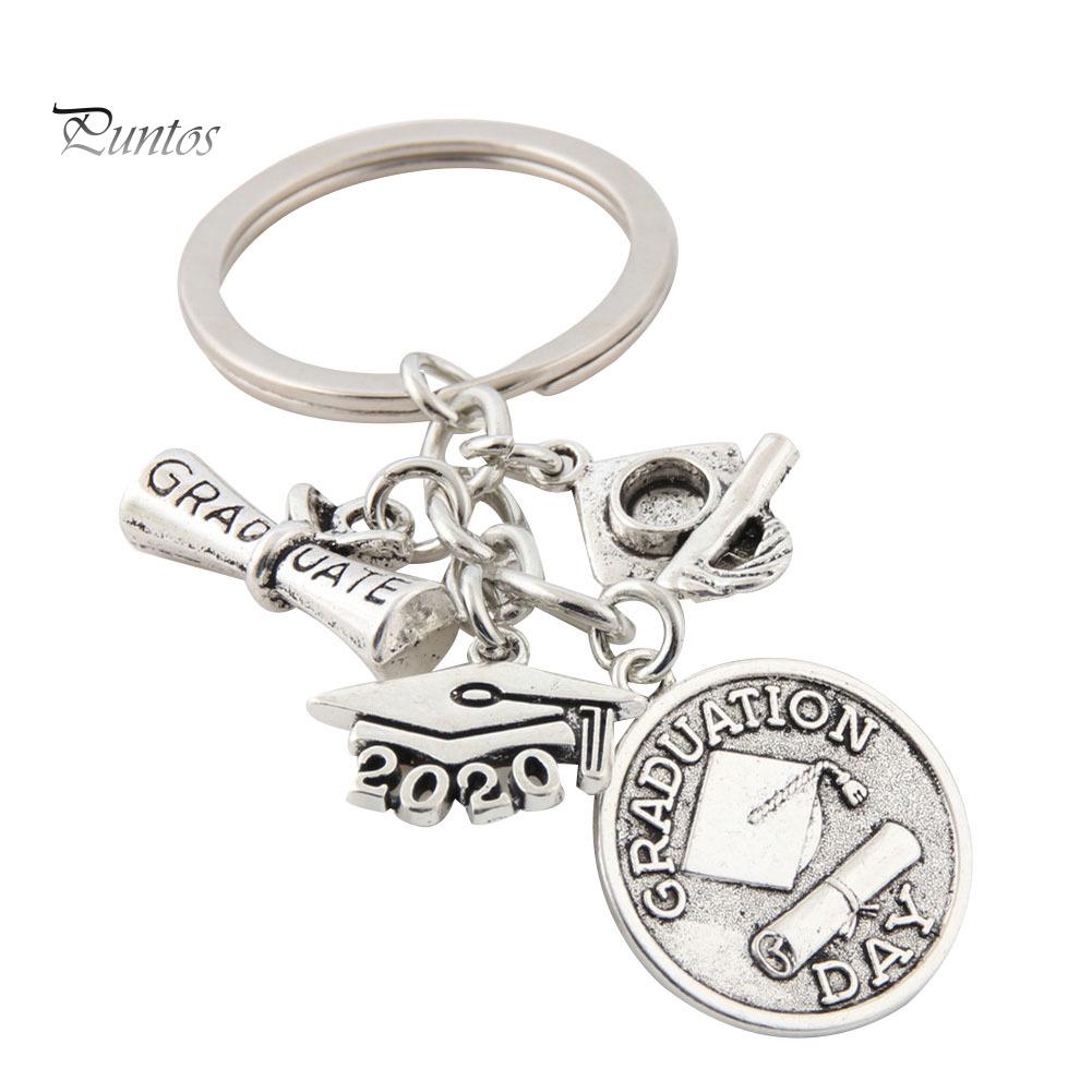 Gift Alloy 2020 Graduation Diploma Pendant Keychain Key Holder Ring ...