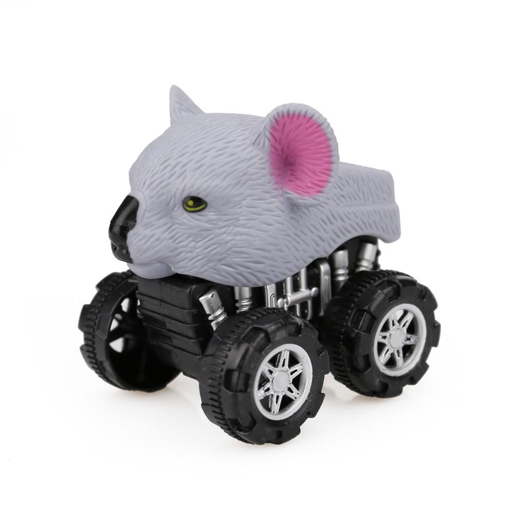 Buy Kids Friction Powered Pull Back Vehicle Mini Animal Car Toy For ...