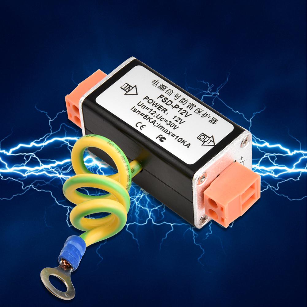 Cheap Single Channel Power Surge Protector Thunder Lighting Arrester ...