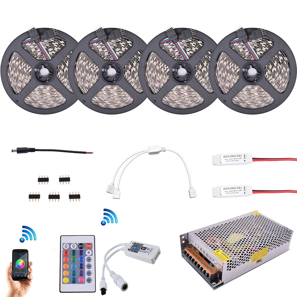 Buy 20 Meters SMD 2835 1200 LEDs RGB LED Strip Kit Flexible Diode Tape ...