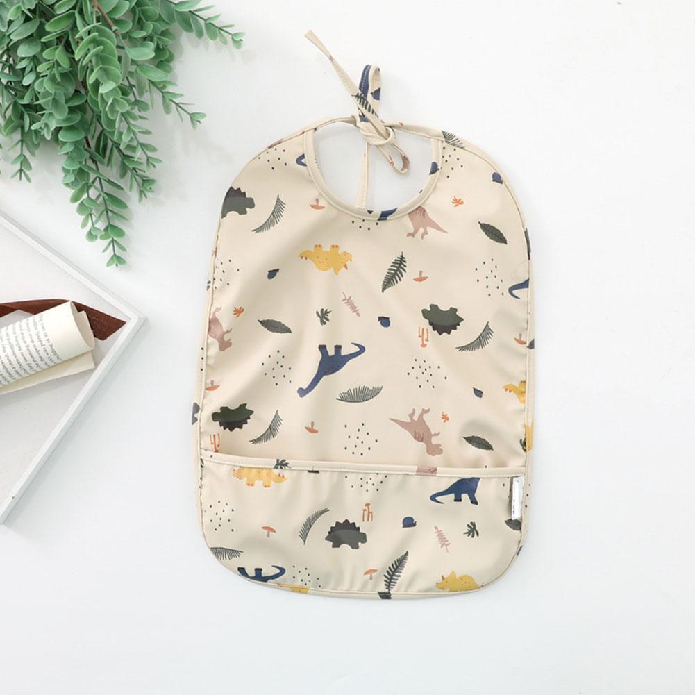 Buy Feeding Drawing Apron Waterproof Adjustable Cute Print Pocket with ...