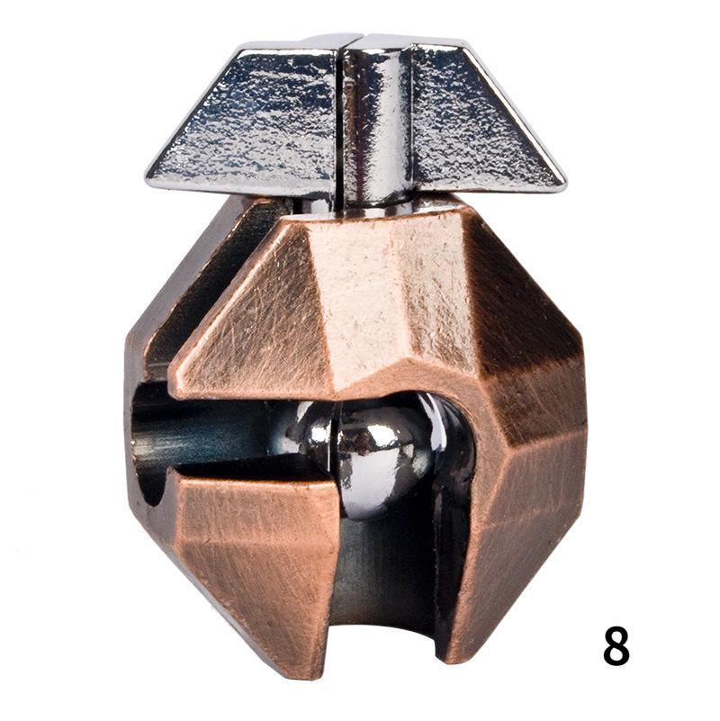 Buy Classic Decompress Toy Metal Brain Teaser Puzzles Magic Baffling ...