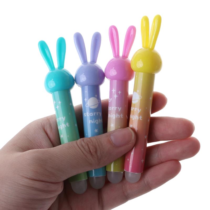 Kawaii Rabbit Eraser For Erasable Pen Cute School Office Supply ...
