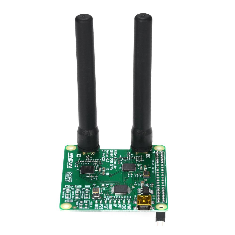 Buy 2018 Duplex MMDVM Hotspot Module Support P25 DMR YSF OLED for Raspberry Pi + 2pcs Antenna ...