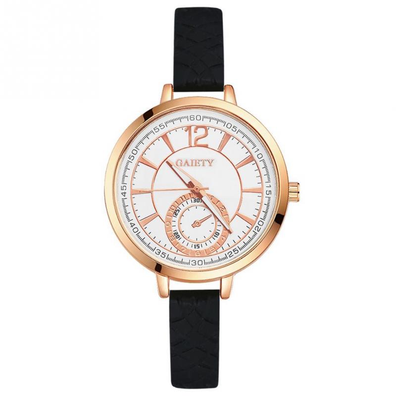 GAIETY Lady Fashion PU Band Dress Watch Analog Quartz Watch-buy at a ...