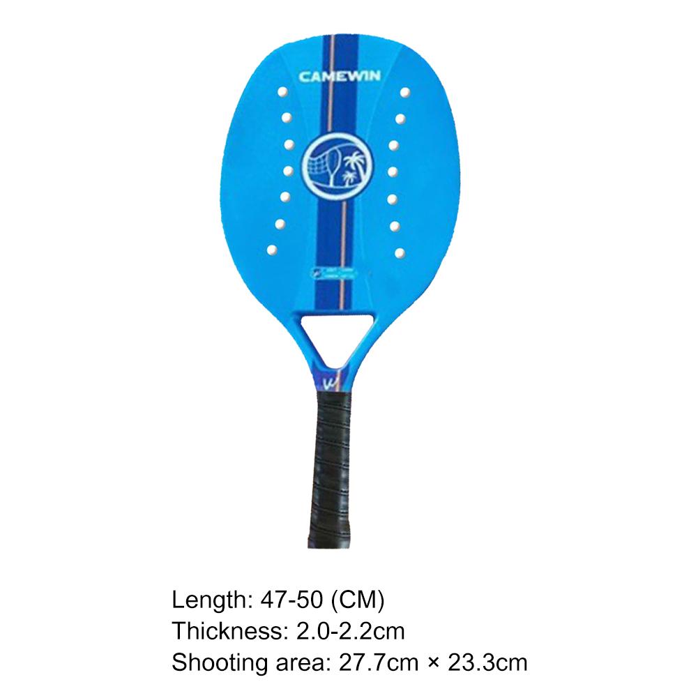 Buy Professional Carbon+Glass Fiber Beach Tennis Racket Soft Racquet ...