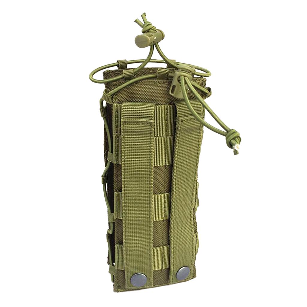 Buy Military Molle Tactical Travel Water Bottle Flask Pouch Carry Bag ...