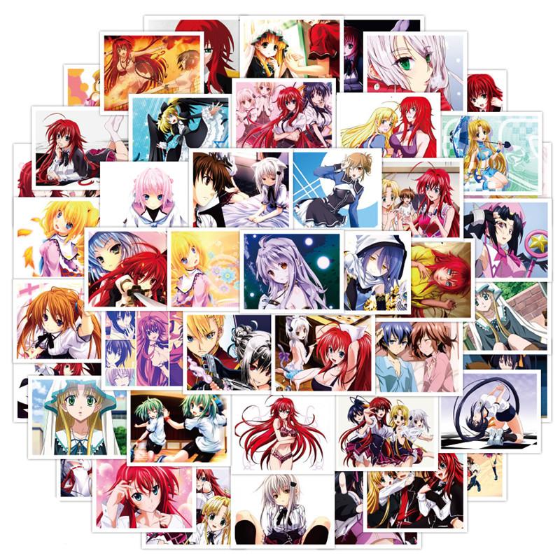 Satın alın 50Pcs/Set High School DxD Series 03 Mini Poster Stickers DIY ...