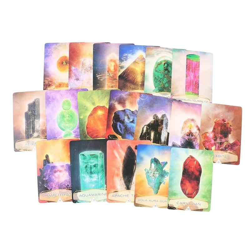 Buy A 58-Card Deck In English The Crystal Spirits Oracle Cards Colorful ...