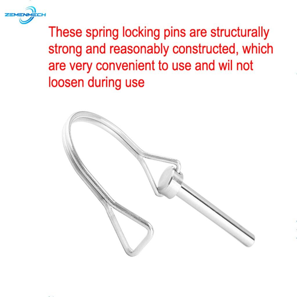 Buy 316 Stainless Steel PTO Pin Round Arch Wire Shaft Locking Lock Pin ...