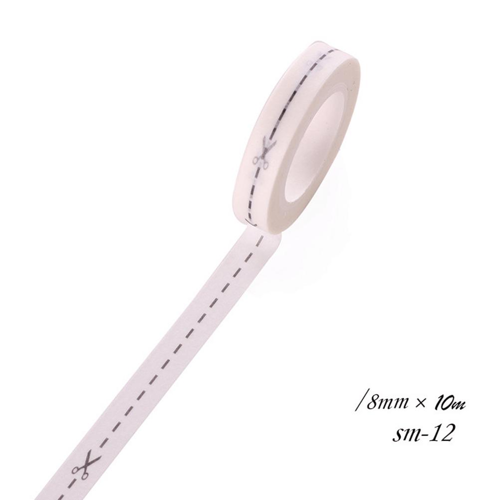 Buy 10pcs Paper Tape Separation Line Cutting Line Creative Beautiful ...