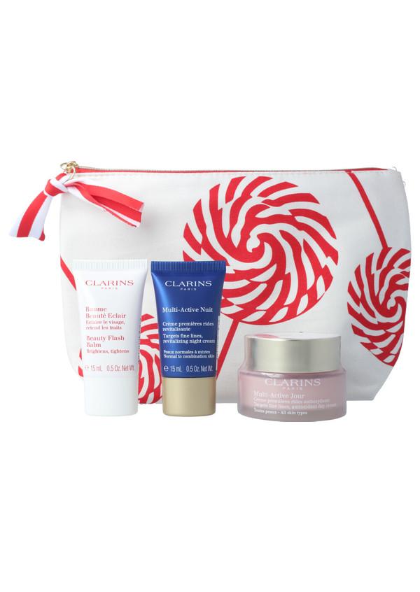 Clarins Multi-Active Christmas Set Set: Day Cream Gel 50 Ml + Night ...