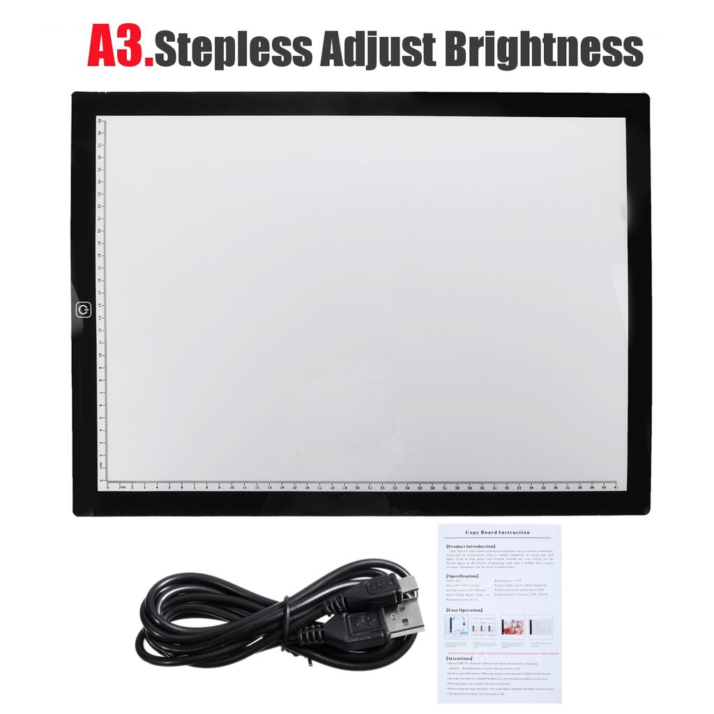 Digital Tablets A3 LED Graphic Artist Thin Art Stencil Drawing Board ...