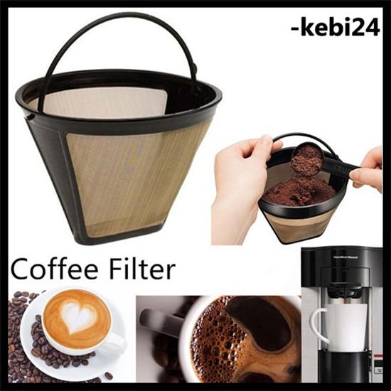 Buy Reusable Cone Coffee Filter Permanent Washable Coffee Filter ...