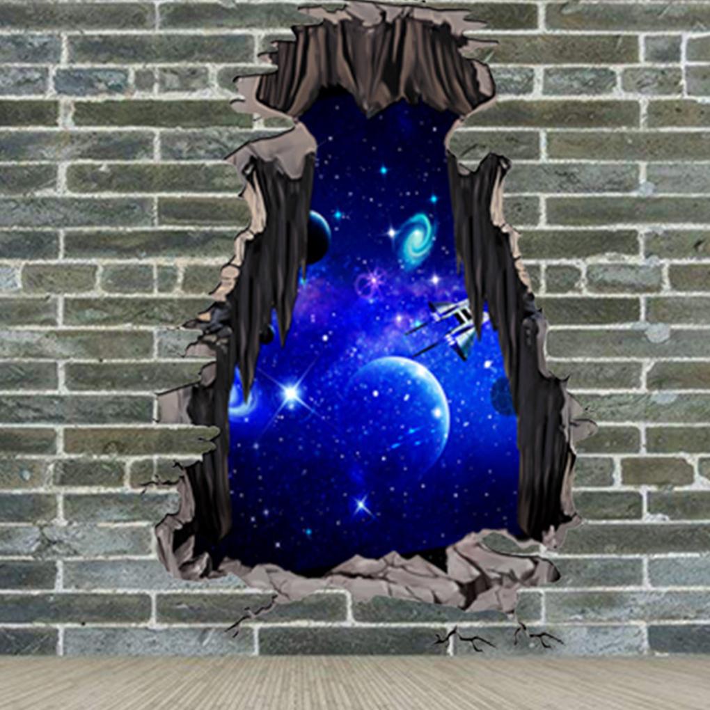 Romantic Galaxy Wall Sticker Decal Self Adhesive Art DIY Wallpaper ...