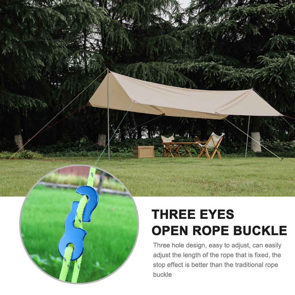 Satın alın 20pcs Outdoor Camping Tent Parachute Cord Rope Fixed Buckle ...
