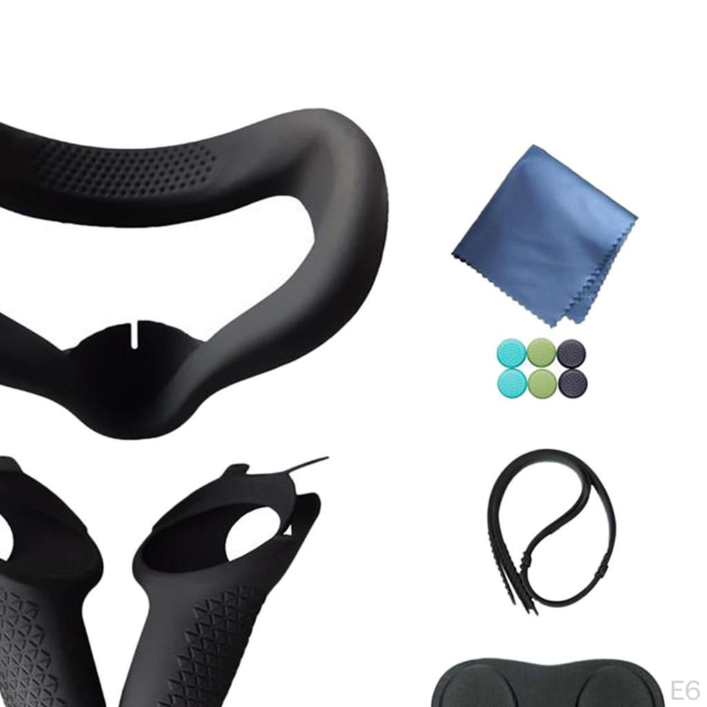 Buy Soft VR Headset Face Pad Cover Set Easy To Apply for Quest 2 White ...