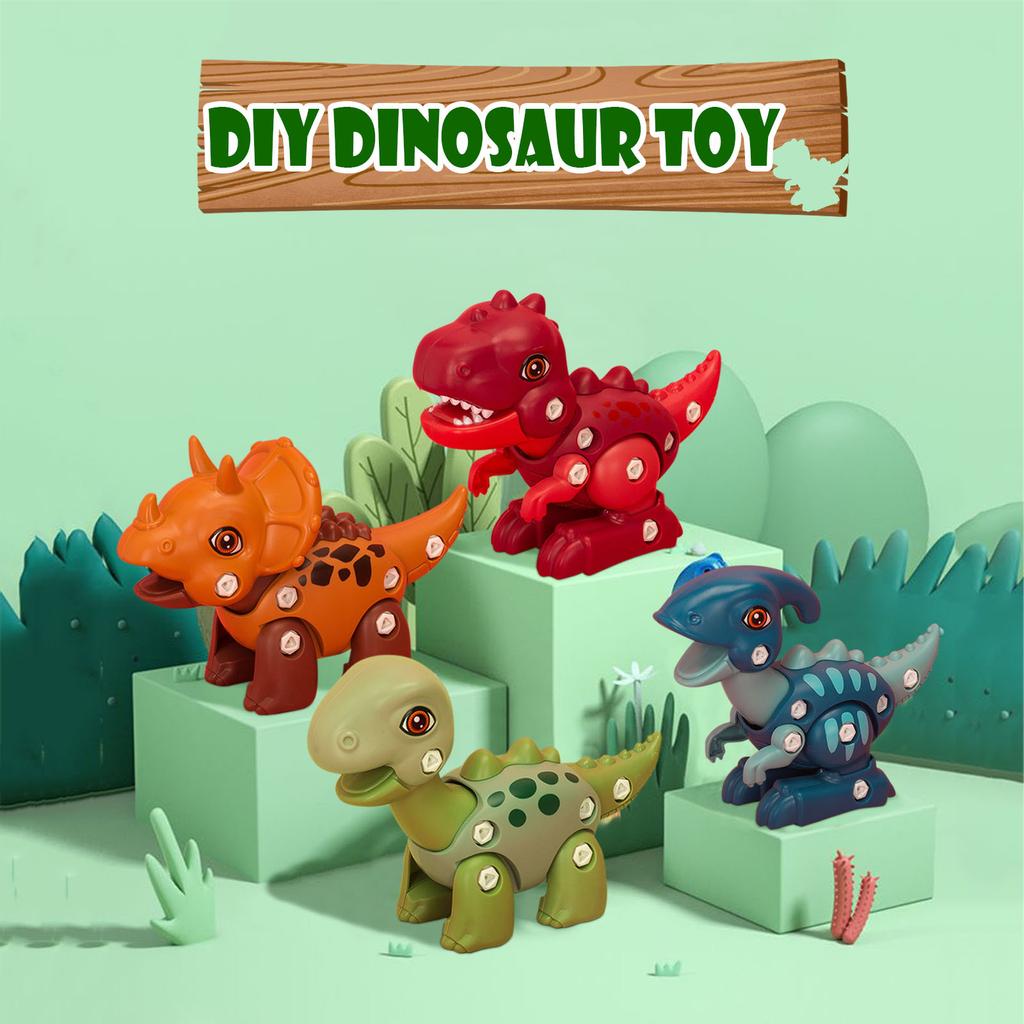 Buy CATER1 DIY Assembled Dinosaur Toy Disassembly And Assembly Dinosaur ...