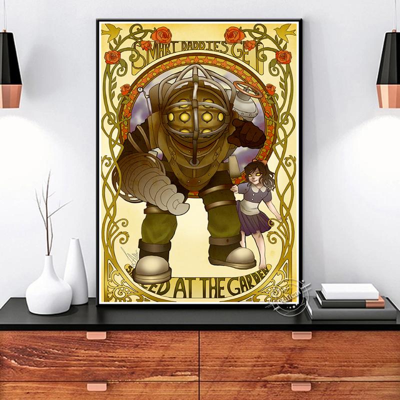 Satın alın Bioshock Infinite Shooting Poster Game Anime Wall Art Prints ...