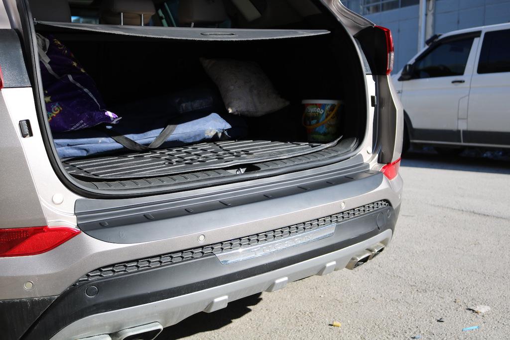 Cheap Rear bumper pad EuroCap 2016-2018 (ABS) for Hyundai Tucson TL | Joom