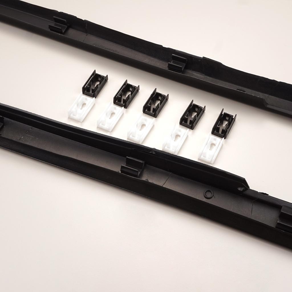 Kjøp EDP1045-2 Front frontrute Glasstrim Liste Søyledeksel Clips Sett ...
