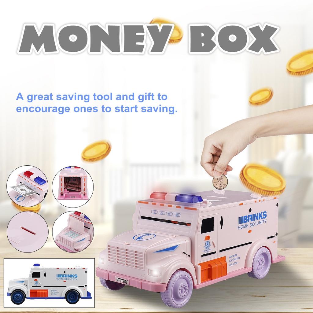 Buy Car Model Money Box Piggy Bank Coin Penny Storage Saving Kids Toy ...