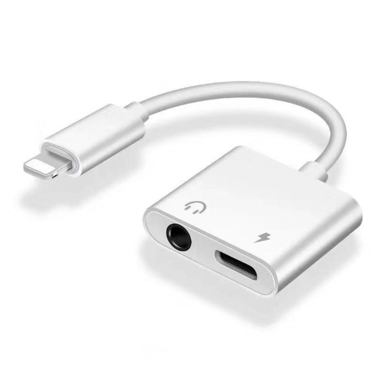 Buy For iPhone X Xs MAX 8 7 Plus Dongle Charging adapter Listen to ...