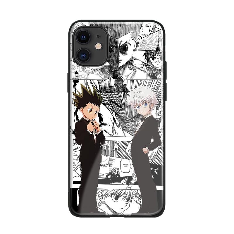 Killua and Gon hunter x hunter Silicone Glass Phone Case for IPhone SE ...