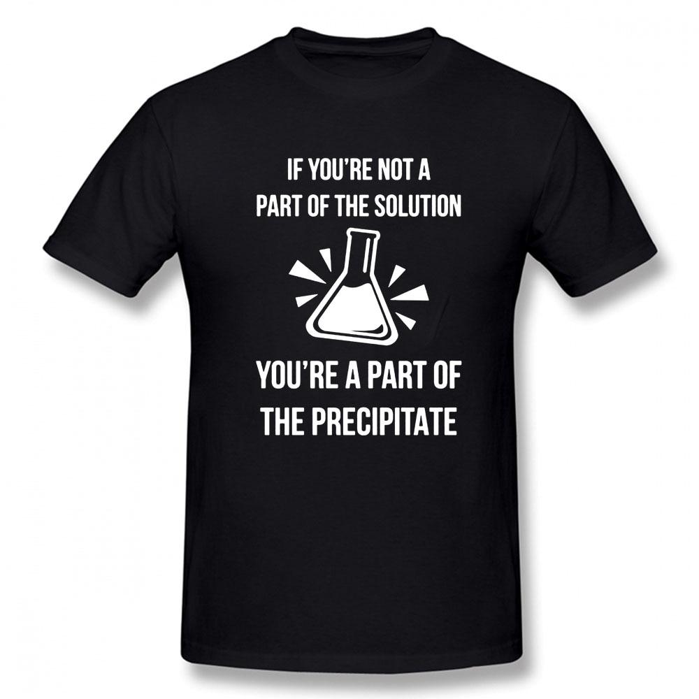Solution or Precipitate T Shirt Men Tshirt Chemistry Guys Tops Funny ...