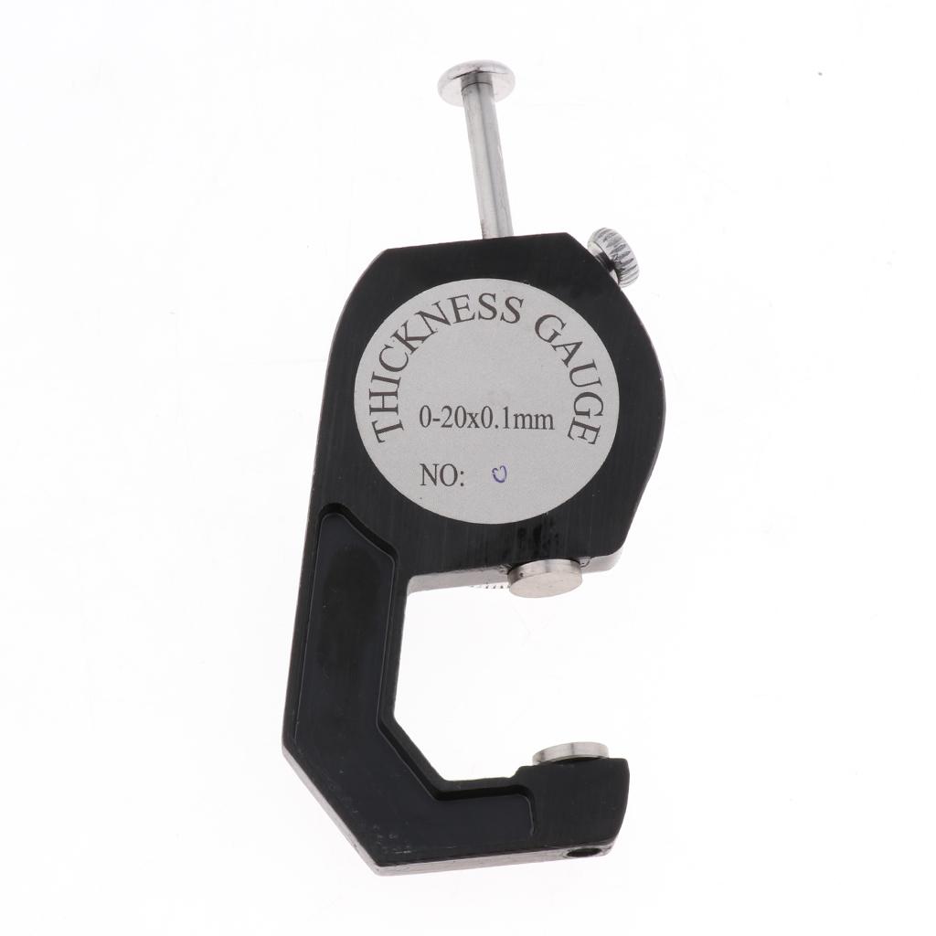 Buy Pocket Thickness Caliper Measuring Tool Gauge Gage 020mm Flat Head ...