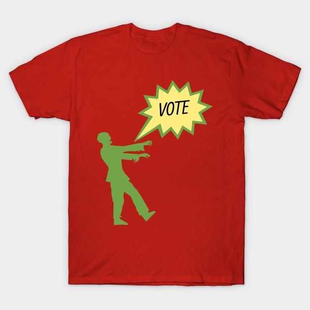 Buy Men Premium Cotton Harajuku T Shirt Funny Voter Vote Election Print ...