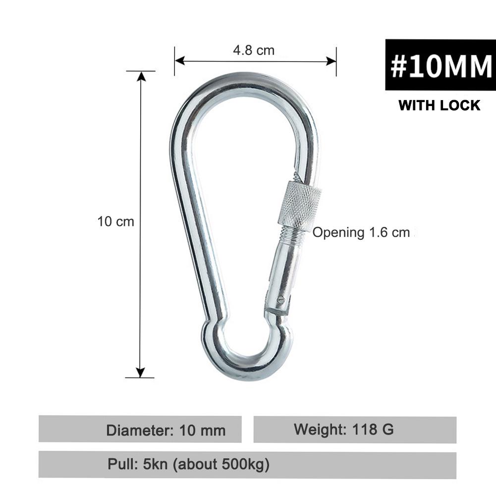 Satın alın Alloy Steel Carabiner Outdoor Camp Lock Hook Buckle Climbing ...