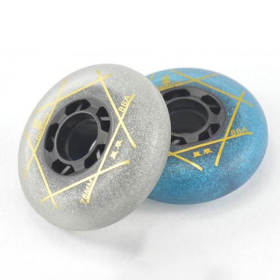 Cheap 72/76/80mm Professional Ice Skate Wheel Strong Grip Replaceable ...