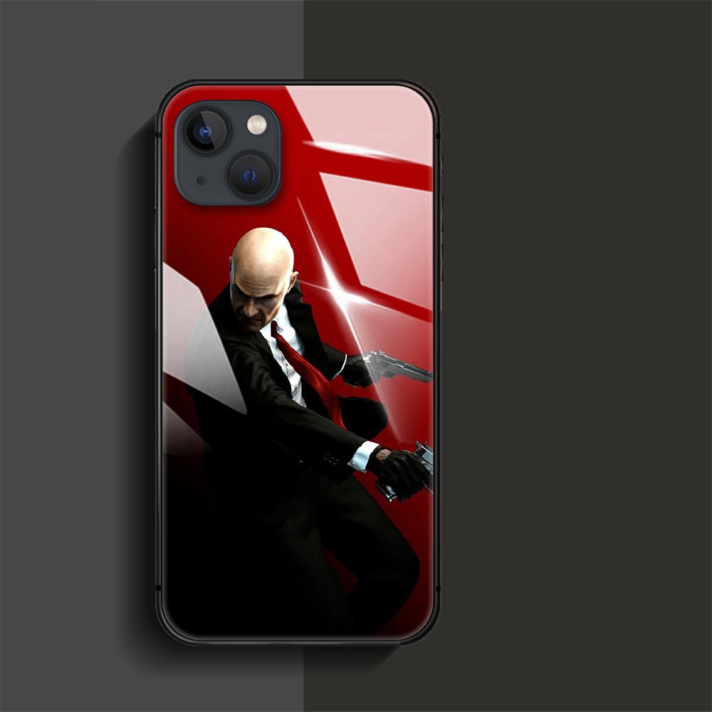 Buy Hitman Agent 47 Game Mobile Cases & Covers Glass Cell Phone Case ...