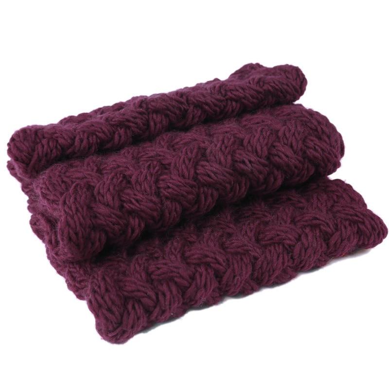 Buy Winter Ring Scarf Women Knitting Infinity Scarves Knitted Warm Neck ...