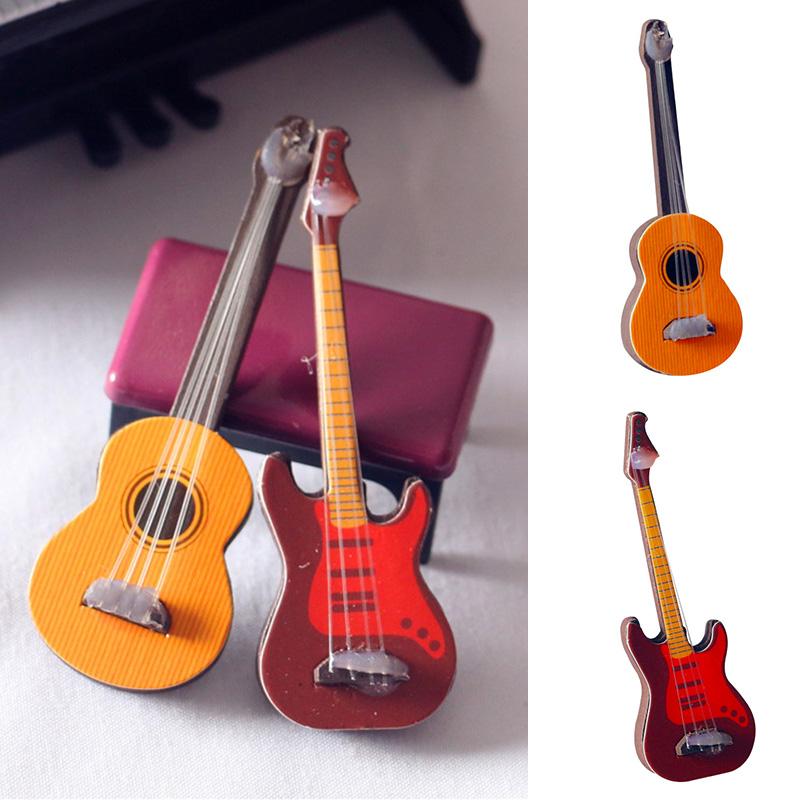 Buy 1PC Dollhouse Furniture Mini Musical Instrument Classical Guitar ...