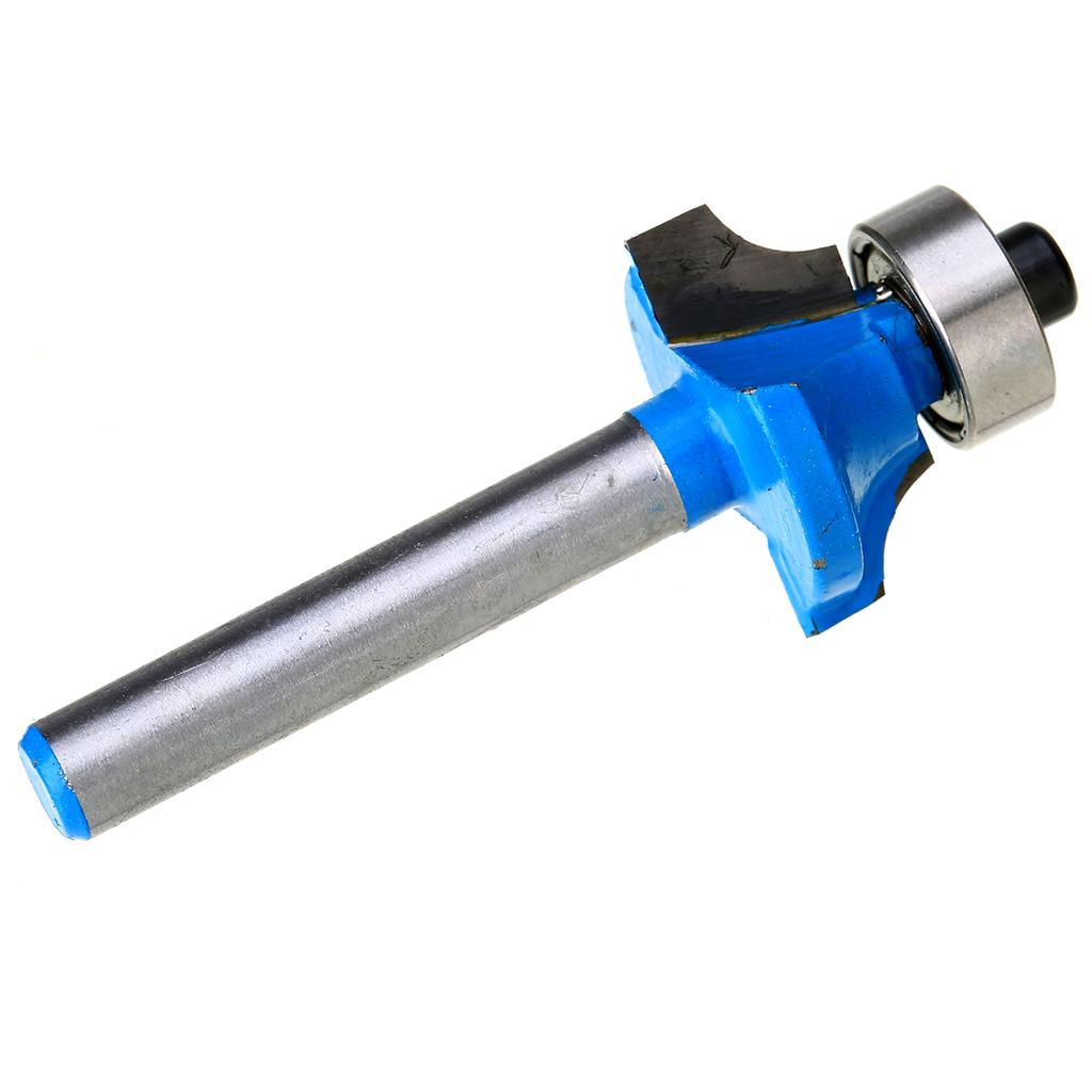 Buy Dugu 1pc 1/4" Shank 3/8" Radius Round Over Router Bit Woodworking ...