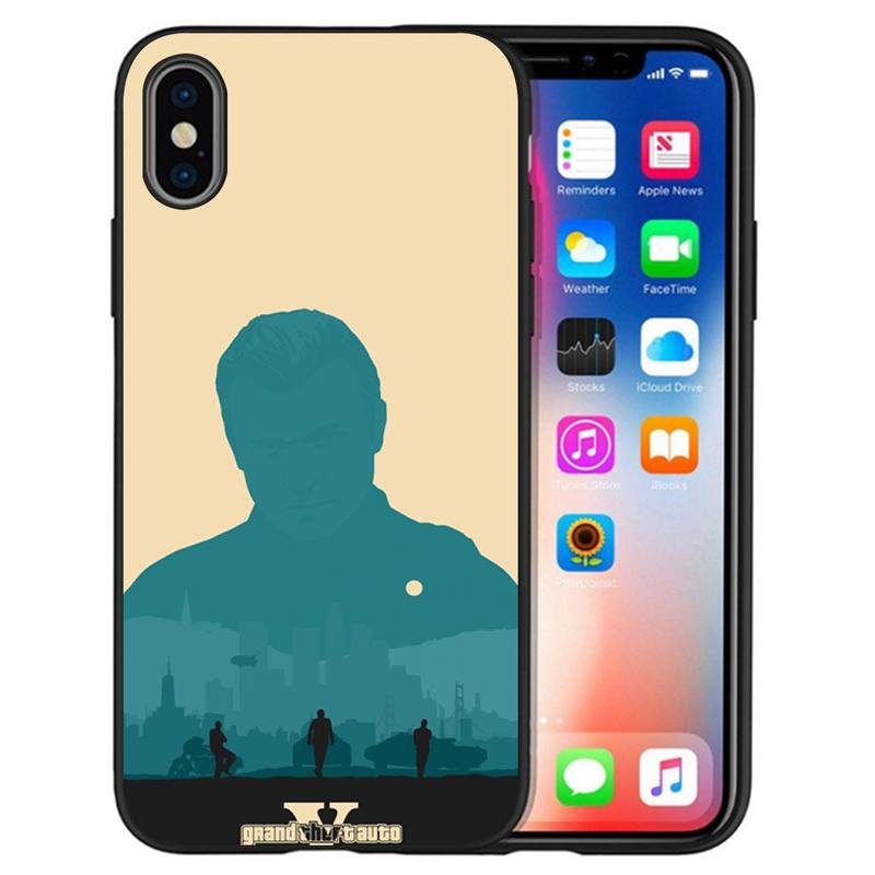 Buy Game GTA V Phone Case For IPhone 12 Pro X XS Max XR 7 8 Plus IPhone ...