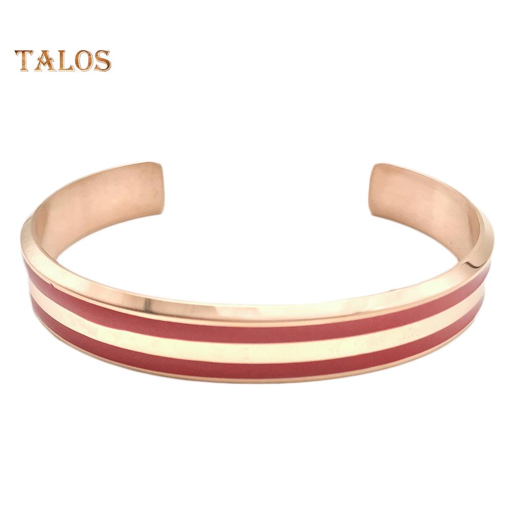 Buy Minimalist Men Women C Shape Titanium Steel Open Bracelet Bangle ...