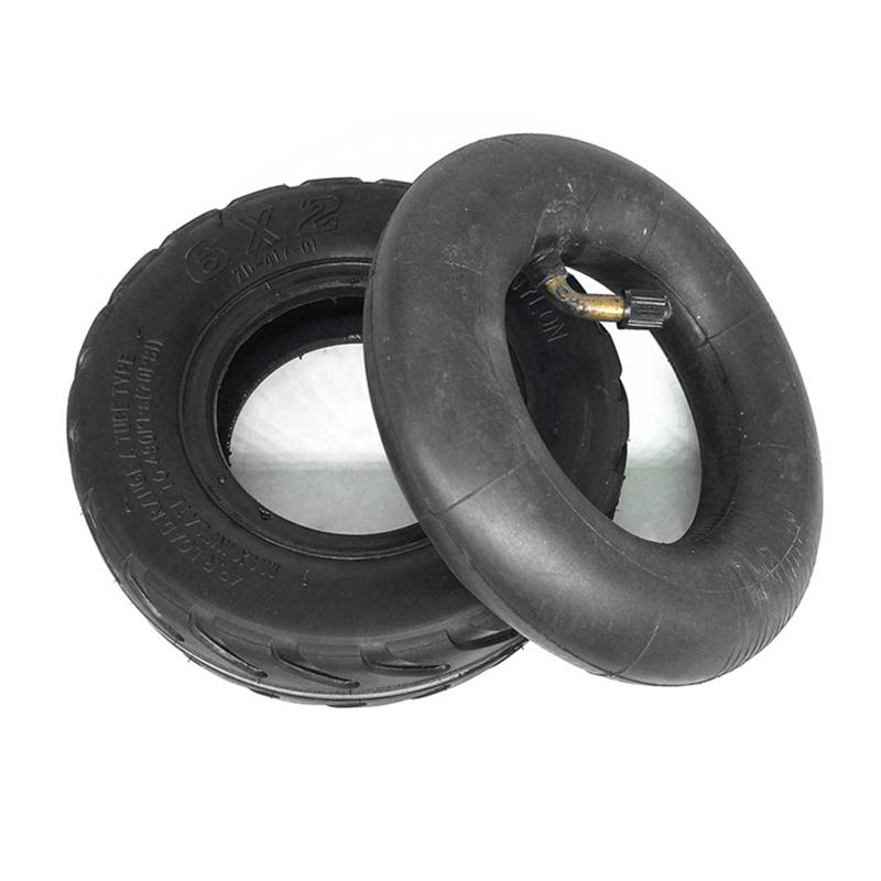 Buy Black Tire Rubber Pneumatic Inflatable 6X2Inner Accessories 6Inch ...