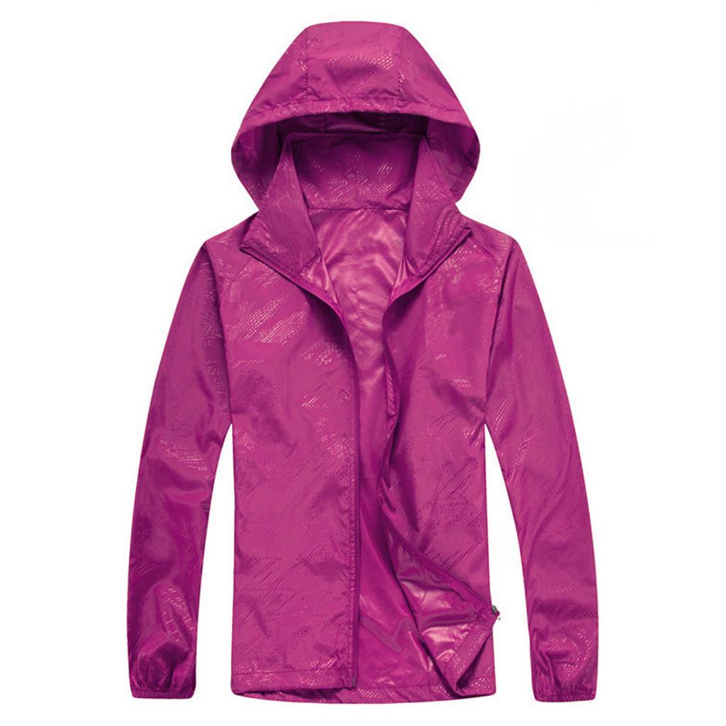 Buy Ultra-Light Rainproof Windbreaker Top Men's Women Casual Jackets ...