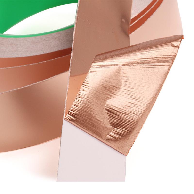 Cheap Double Guide Copper Foil Tape with Conductive Adhesive for EMI ...