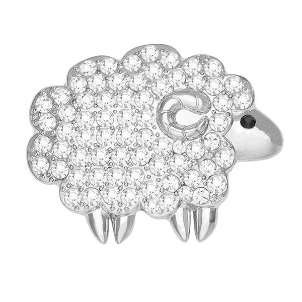 Buy Animal Brooch Pin Rhinestone Lapel Pin Dazzling Shiny Reflective ...